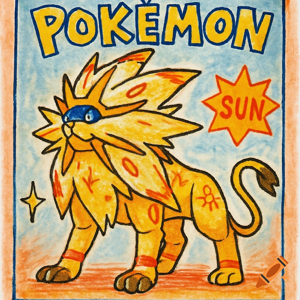 Pokemon Art Style created on Craiyon