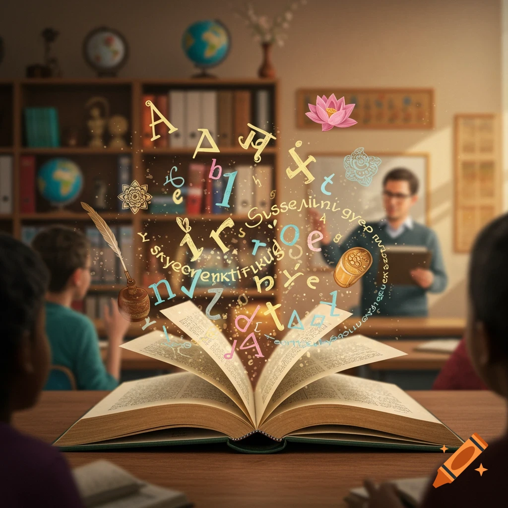 Logo con el concepto árbol de libros on Craiyon