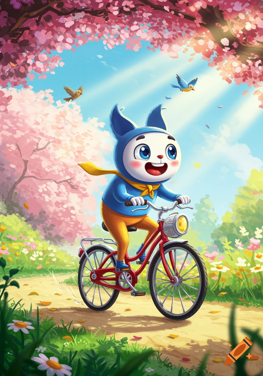 Biking imágenes creadas en Craiyon