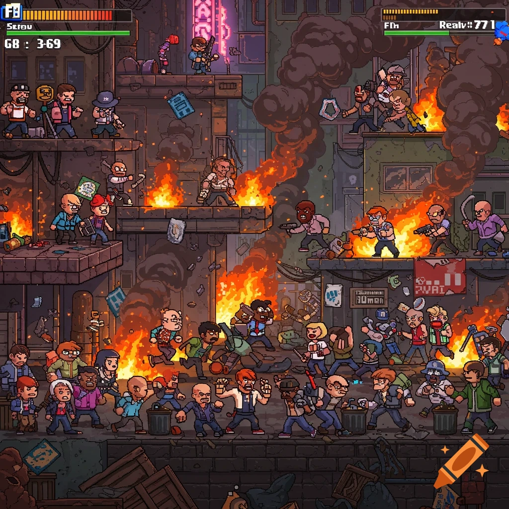 Science fiction space station sprites for games on Craiyon