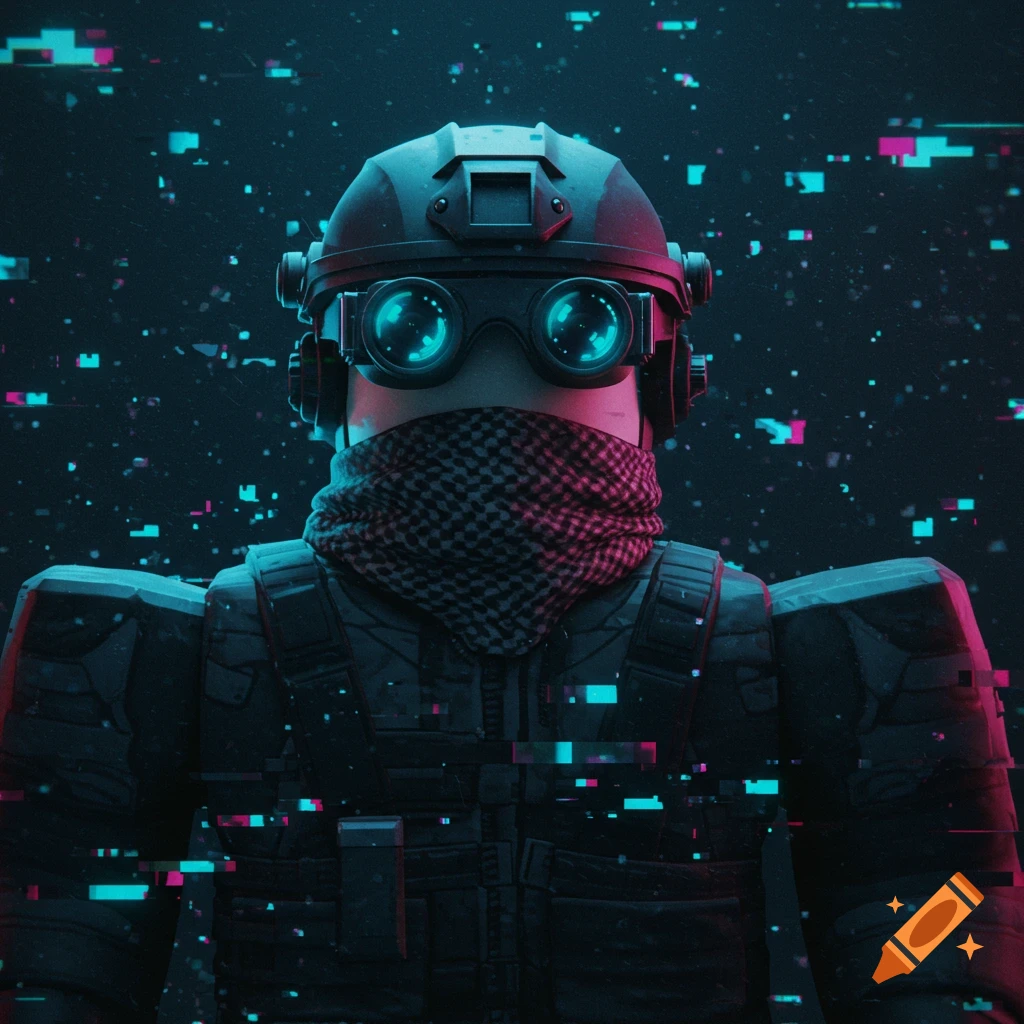 Futuristic Soldier created on Craiyon