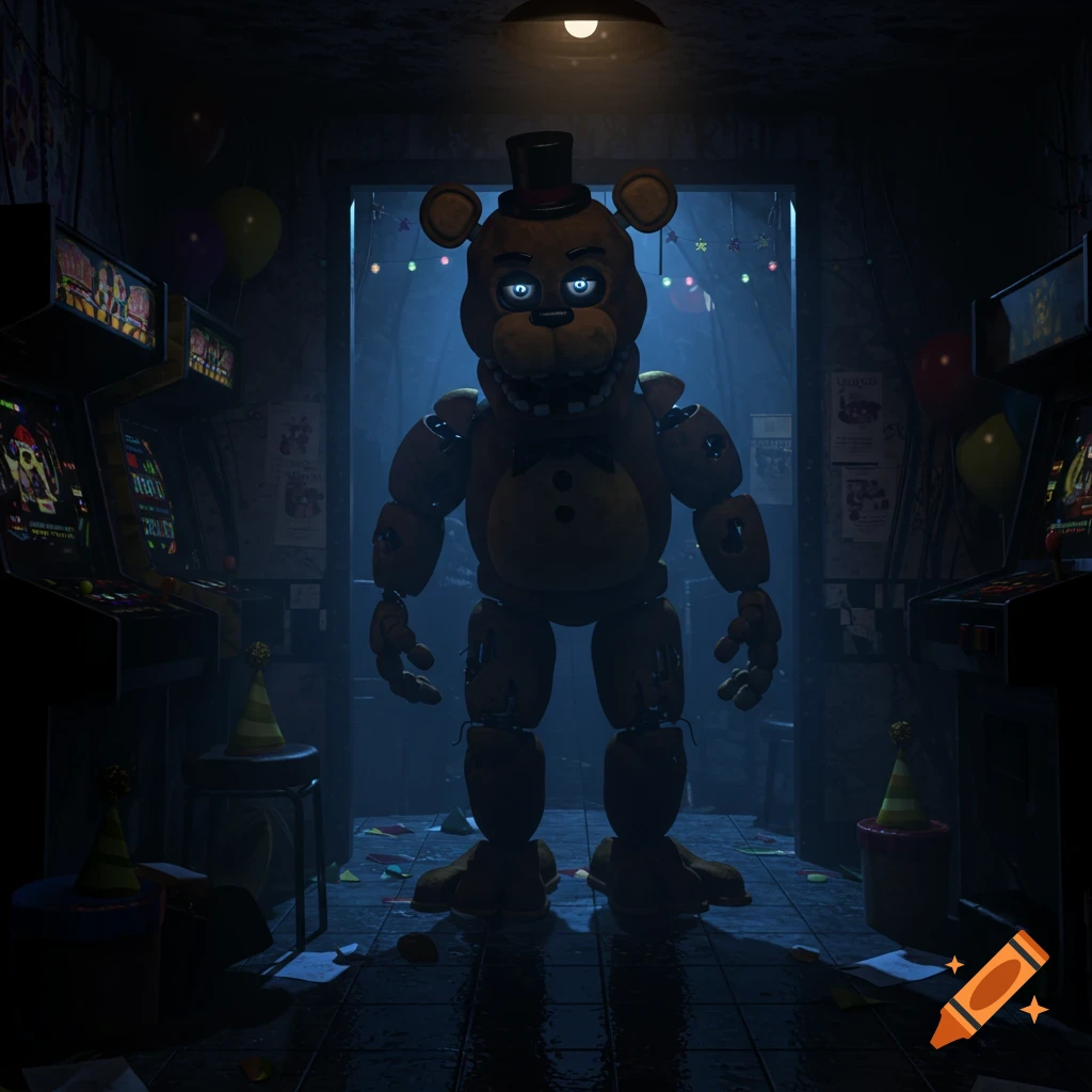 Freddy Fazbear created on Craiyon
