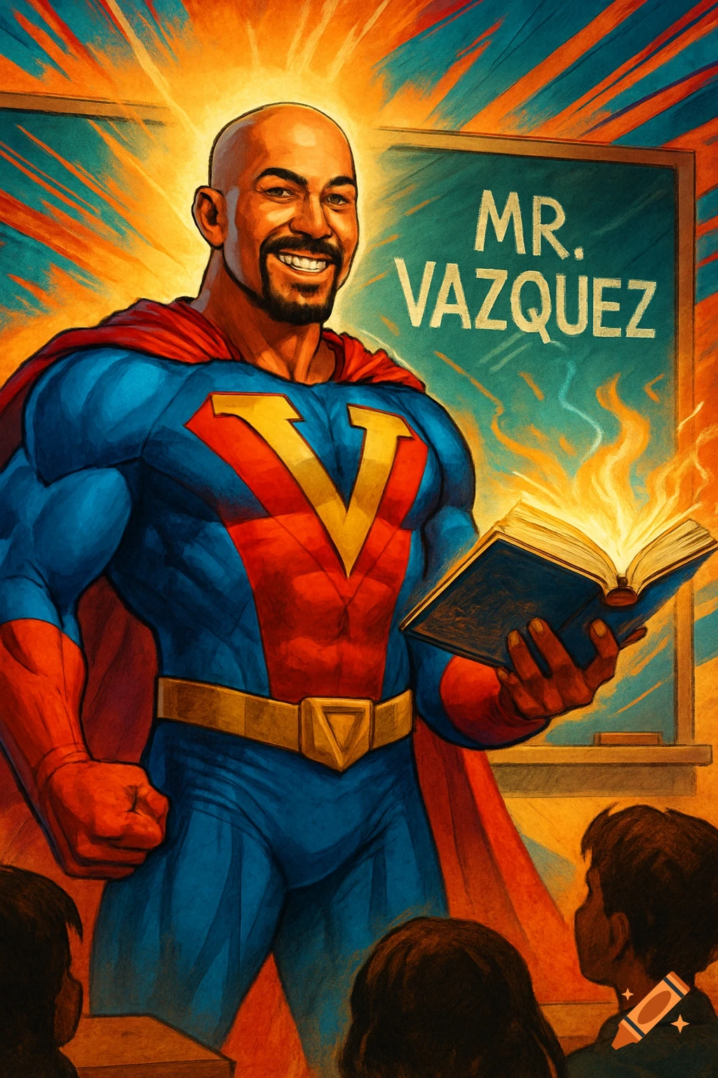 A bald man resembling Temuera Morrison yells "please let me back in on ...