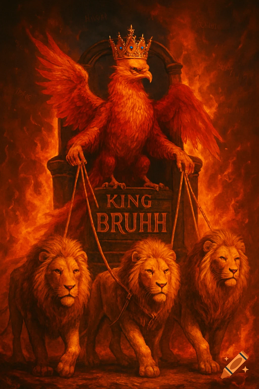 Kingshot+text+art created on Craiyon