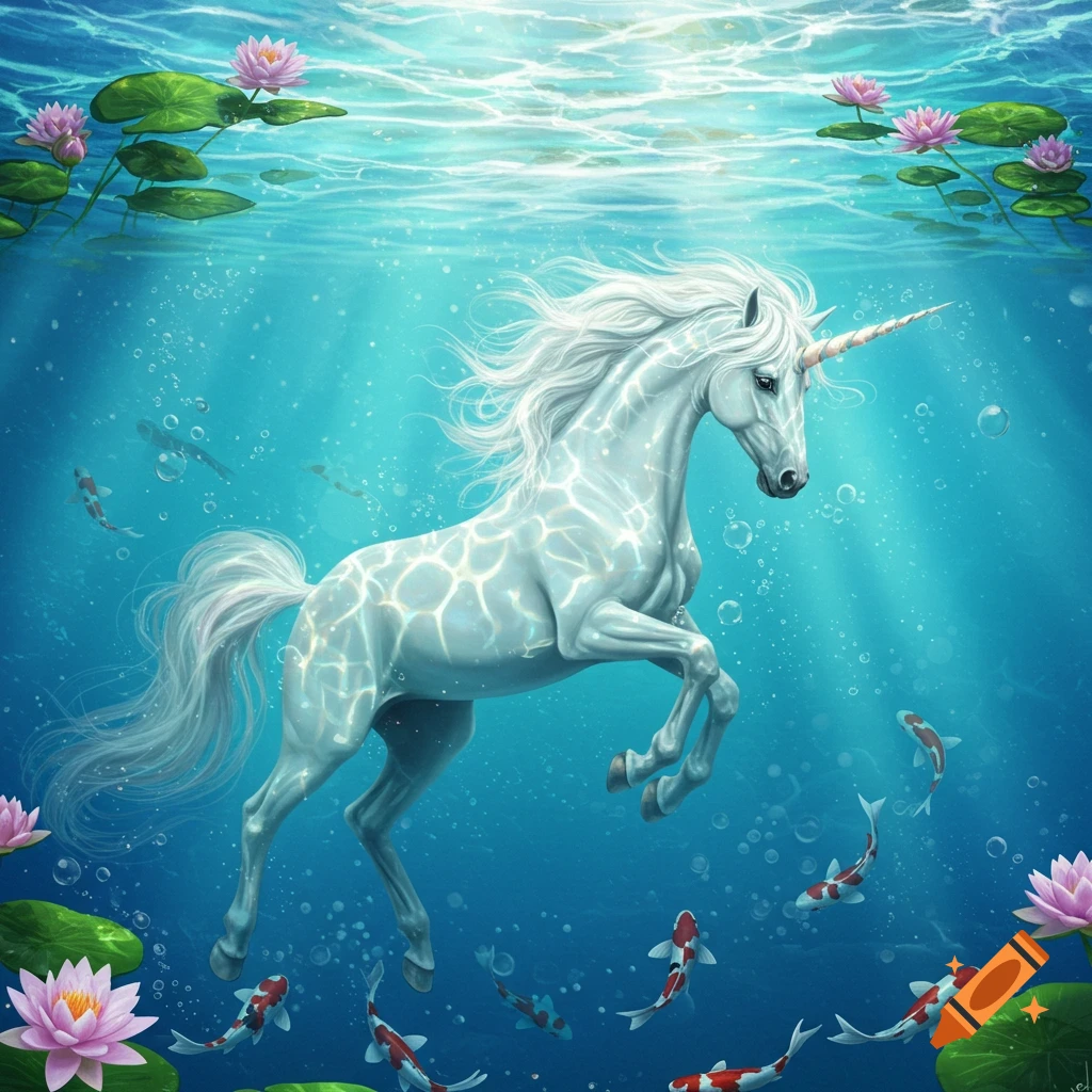 Unicorn created on Craiyon