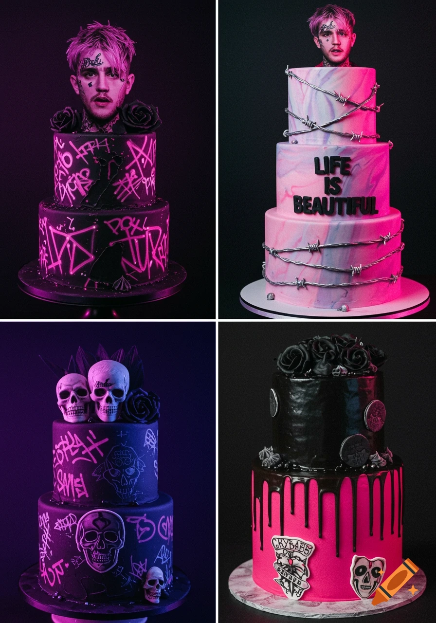 White+earthquake+cake created on Craiyon