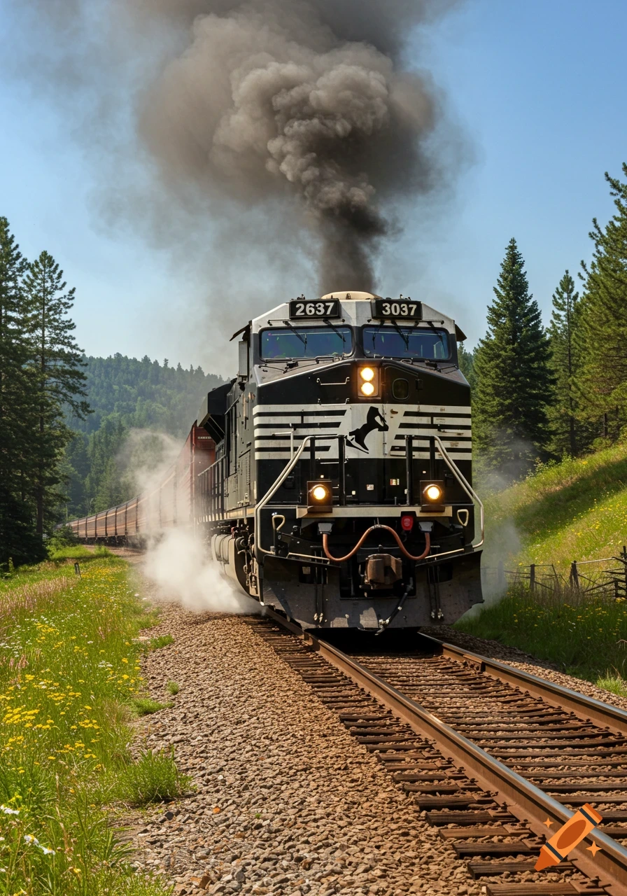 Monkey+faced+train created on Craiyon