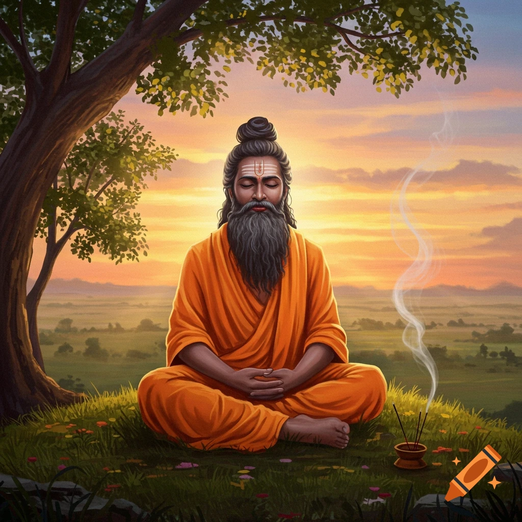 Illustration of Lord Ram, Sita, Lakshman, and Hanuman in Ramayana ...