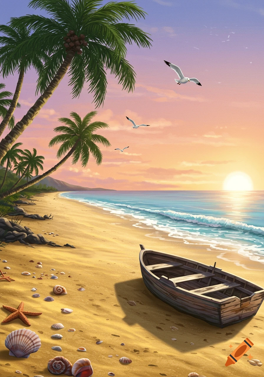 Sea Landscape created on Craiyon