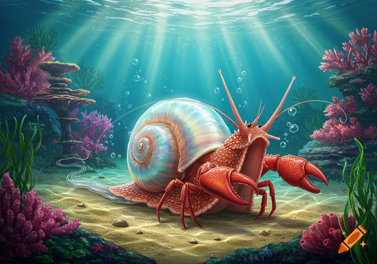 Shrimp+wallpaper created on Craiyon