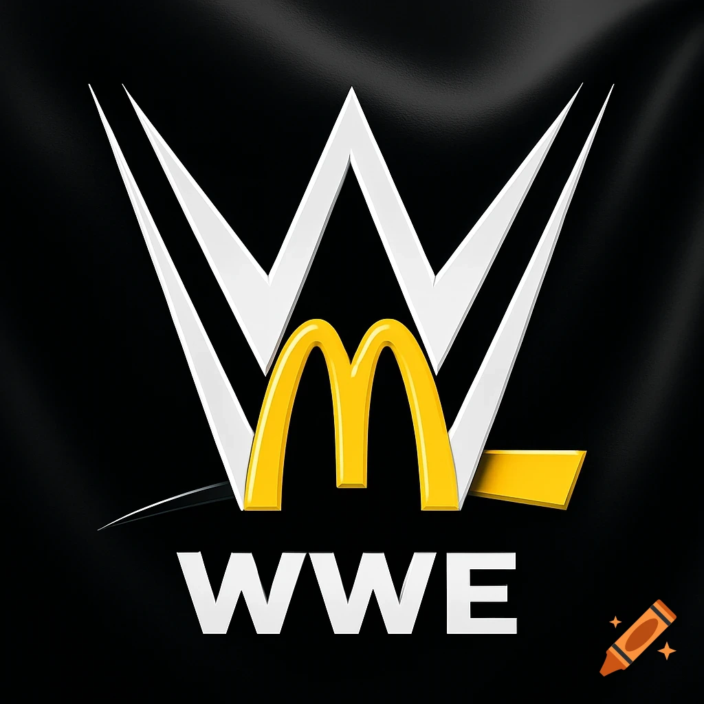 A wrestling logo featuring 'ECW' in cracked fiery orange text above ...