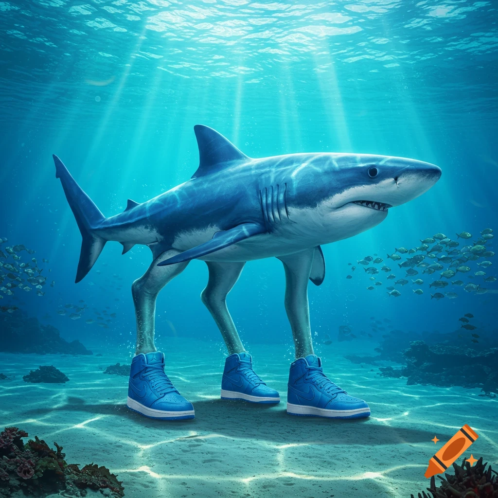 Shark created on Craiyon