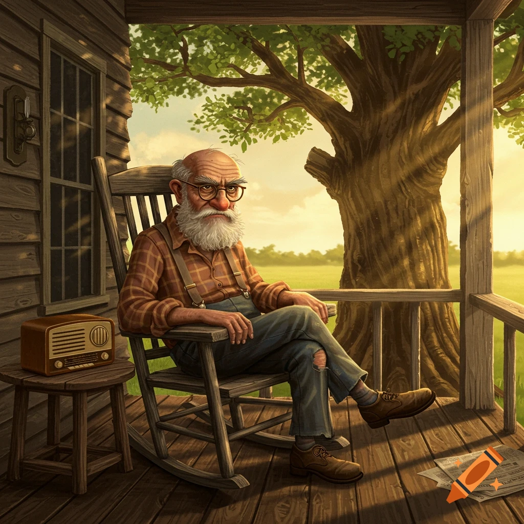 Painting of two men engaged in conversation in historical setting on ...