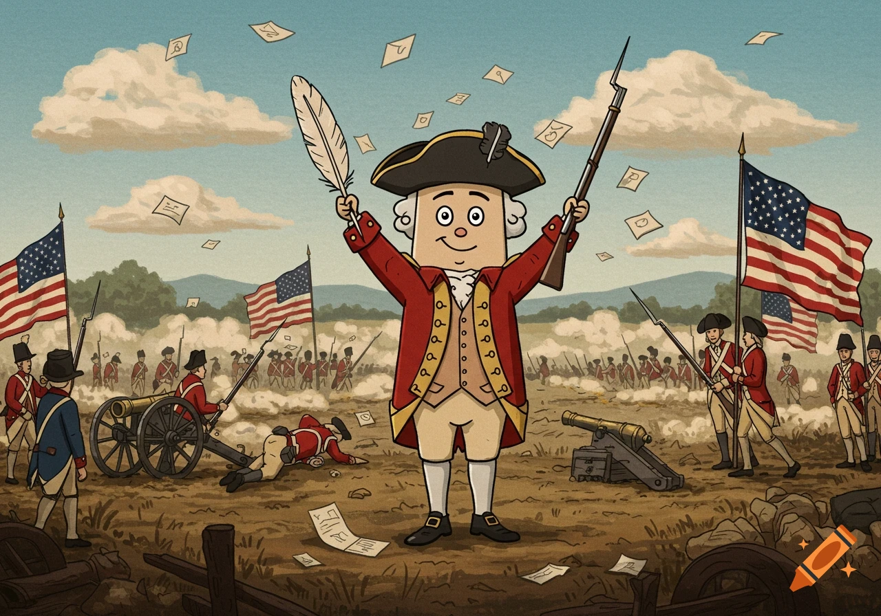 Close-up of a historical document, likely the Constitution, with "We ...