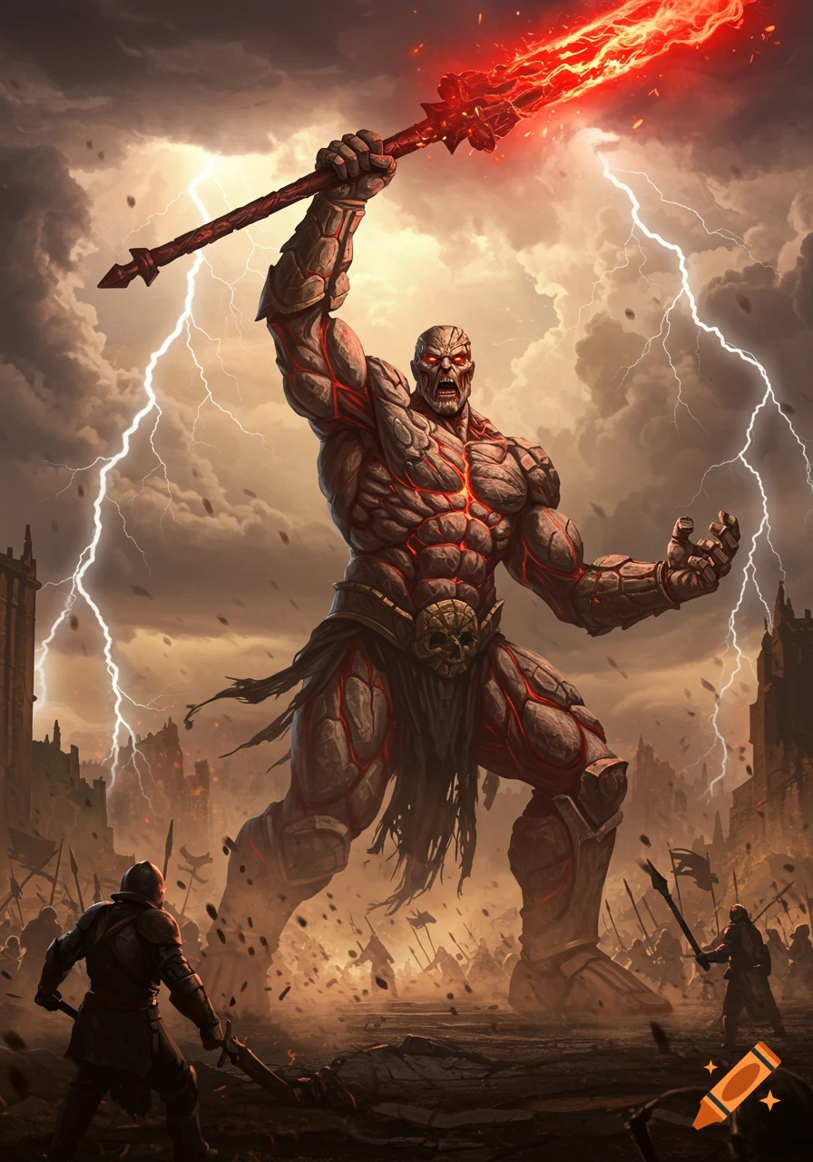 A muscular male dark elf with sparkling silver skin, white ponytail ...