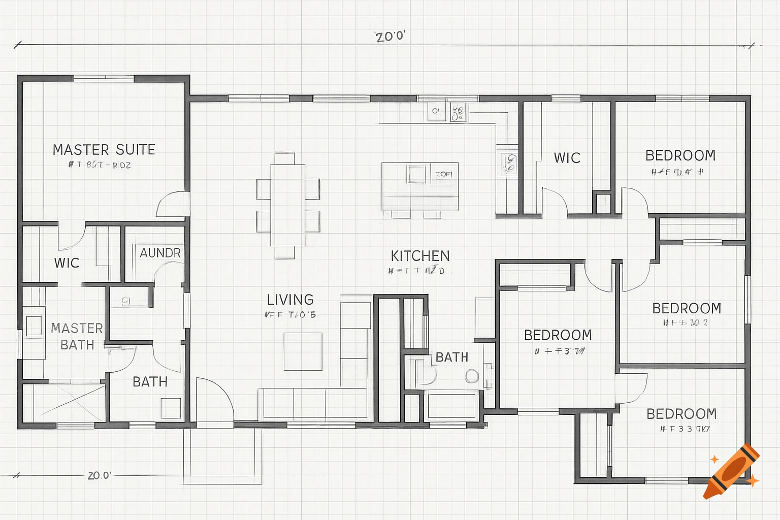 Modern Barangay Hall floor plan design with dimensions in the Philippines on Craiyon