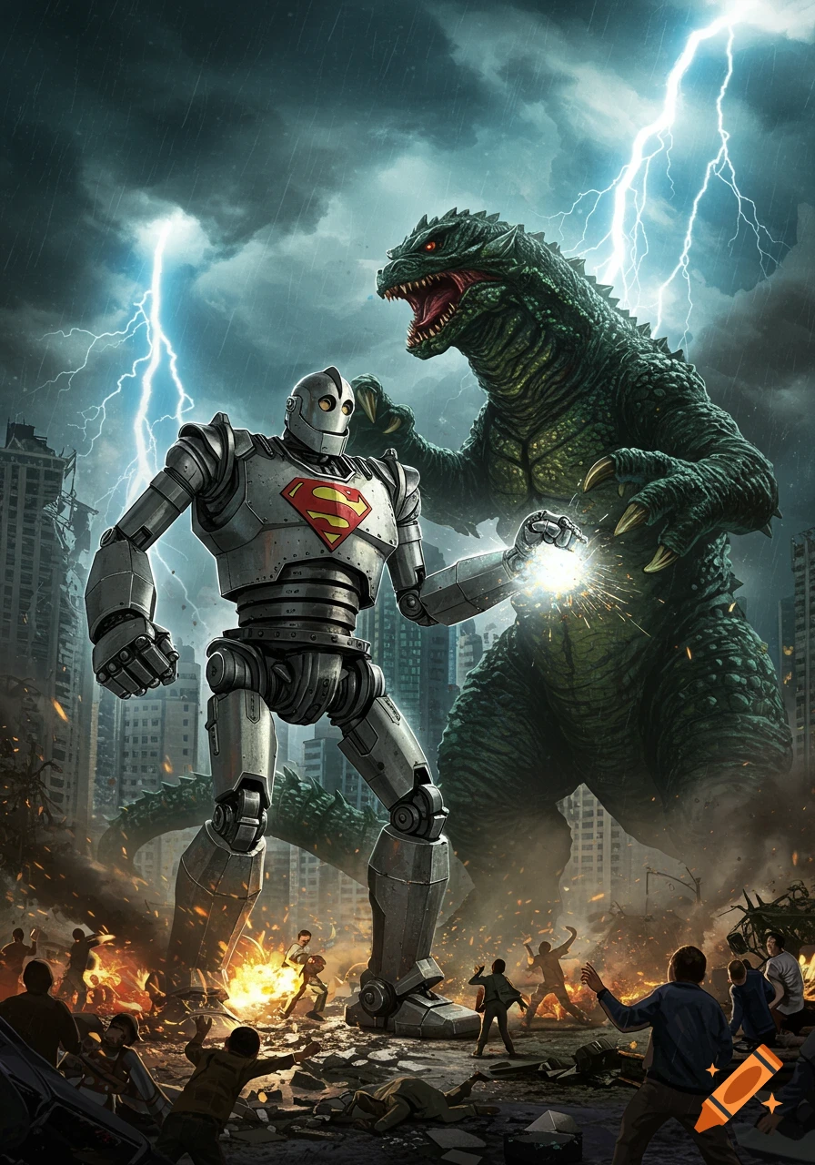 Godzilla+art created on Craiyon