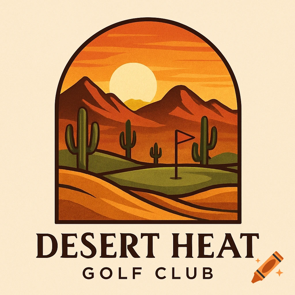 A golf logo with a stylized 'OP' made from a driver and a golf ball on ...