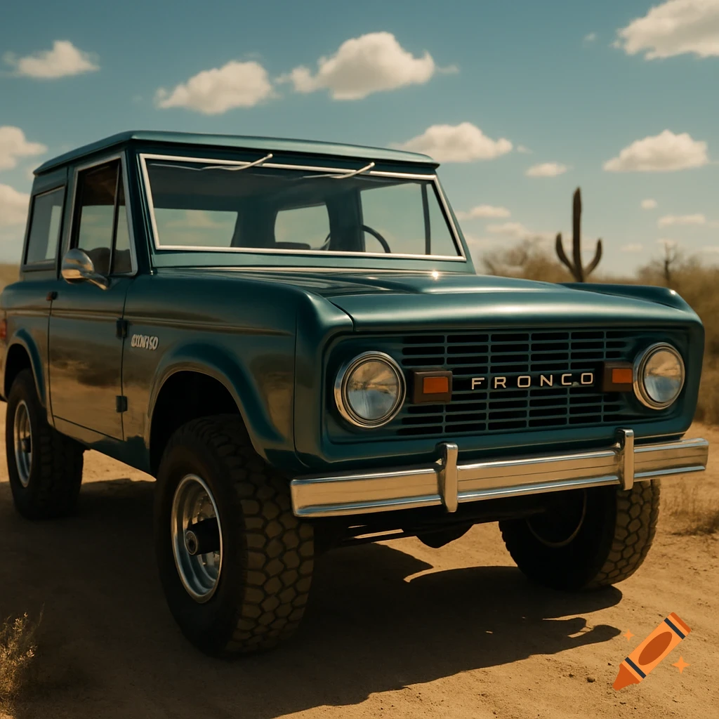 Ford+bronco+logo+clip+art created on Craiyon