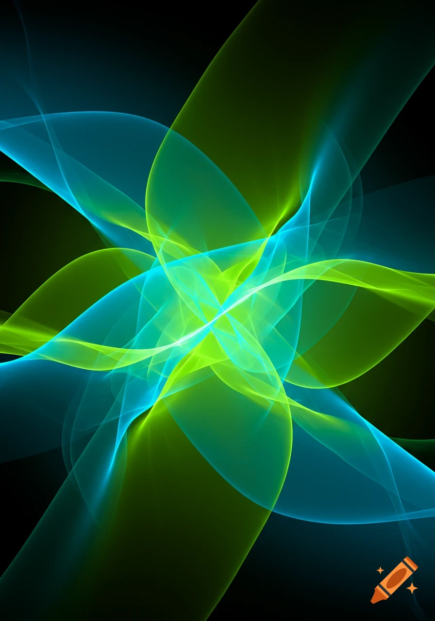 Five textured paint swatches in blue, green, red, dark green, and gold ...