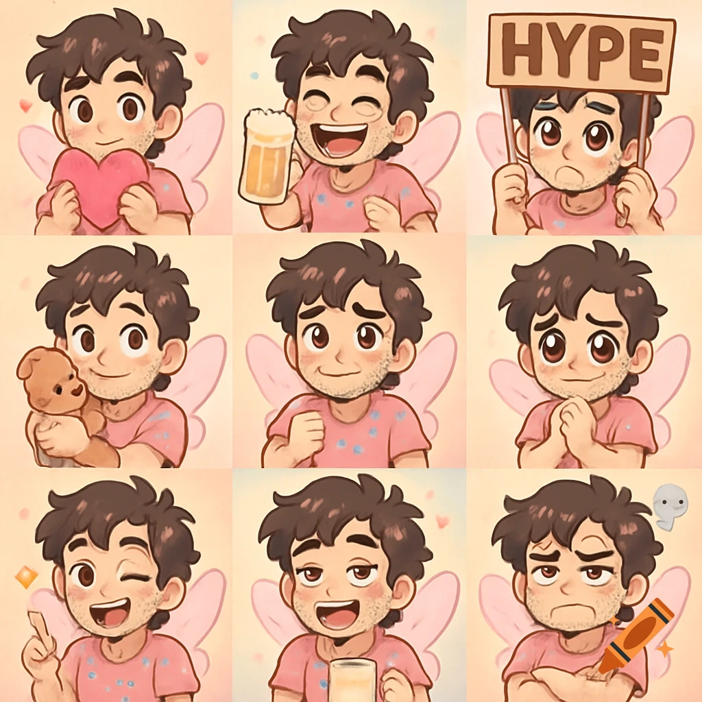 Mii created on Craiyon