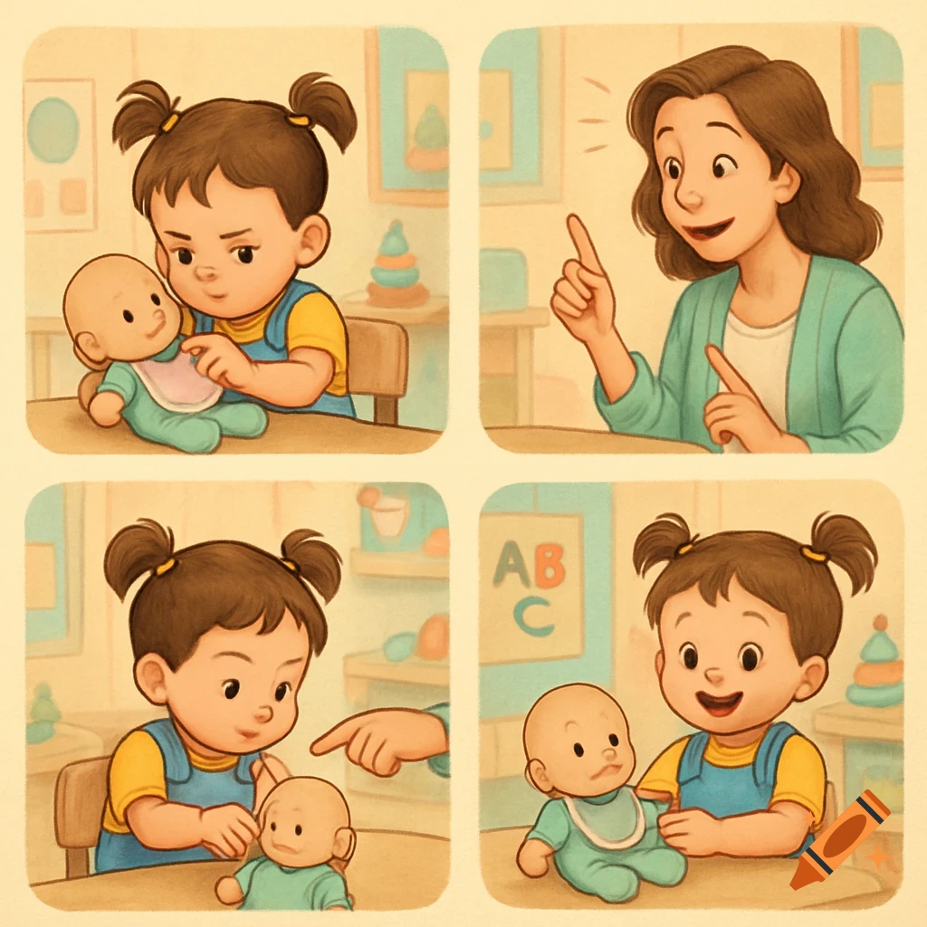 Cover illustration of a heartwarming children's story on Craiyon