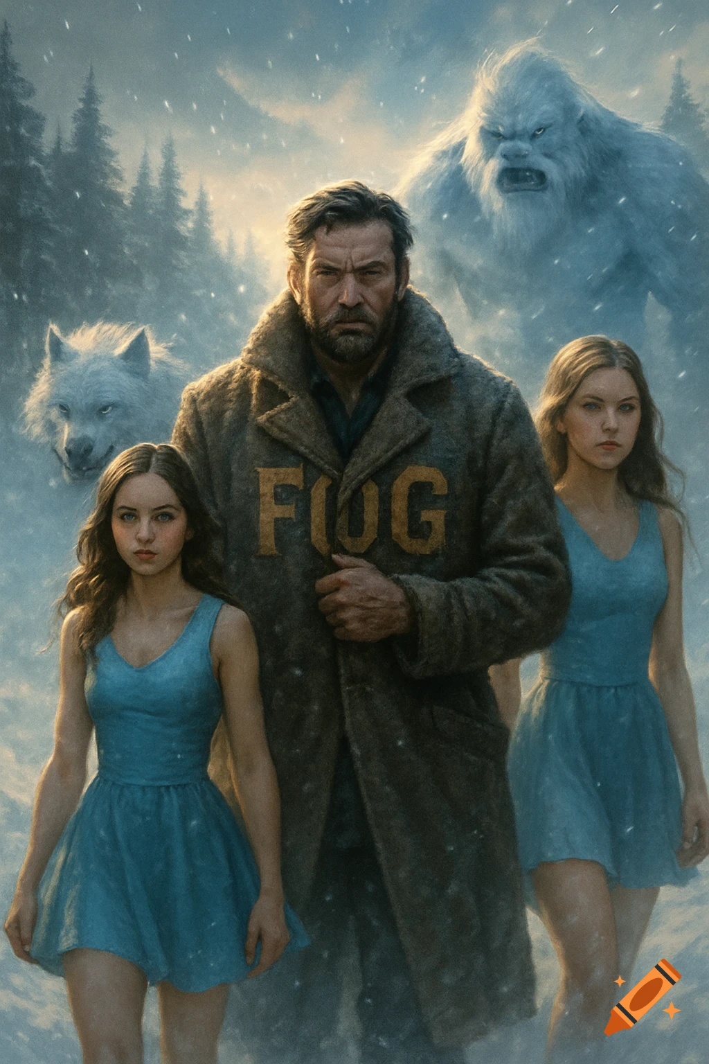 Black and white movie poster shows a weary man dragging sacks of gold ...