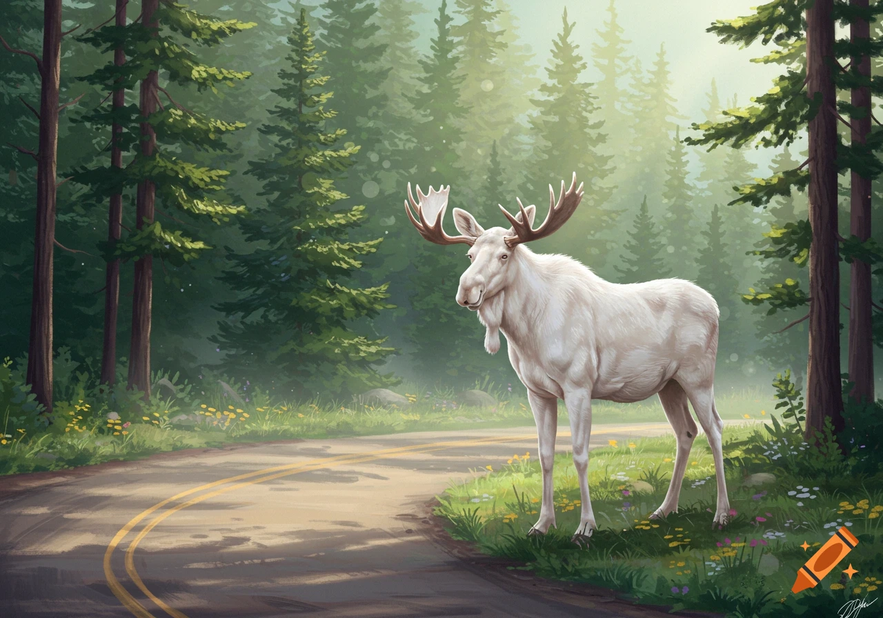 Elk+drawing+page created on Craiyon