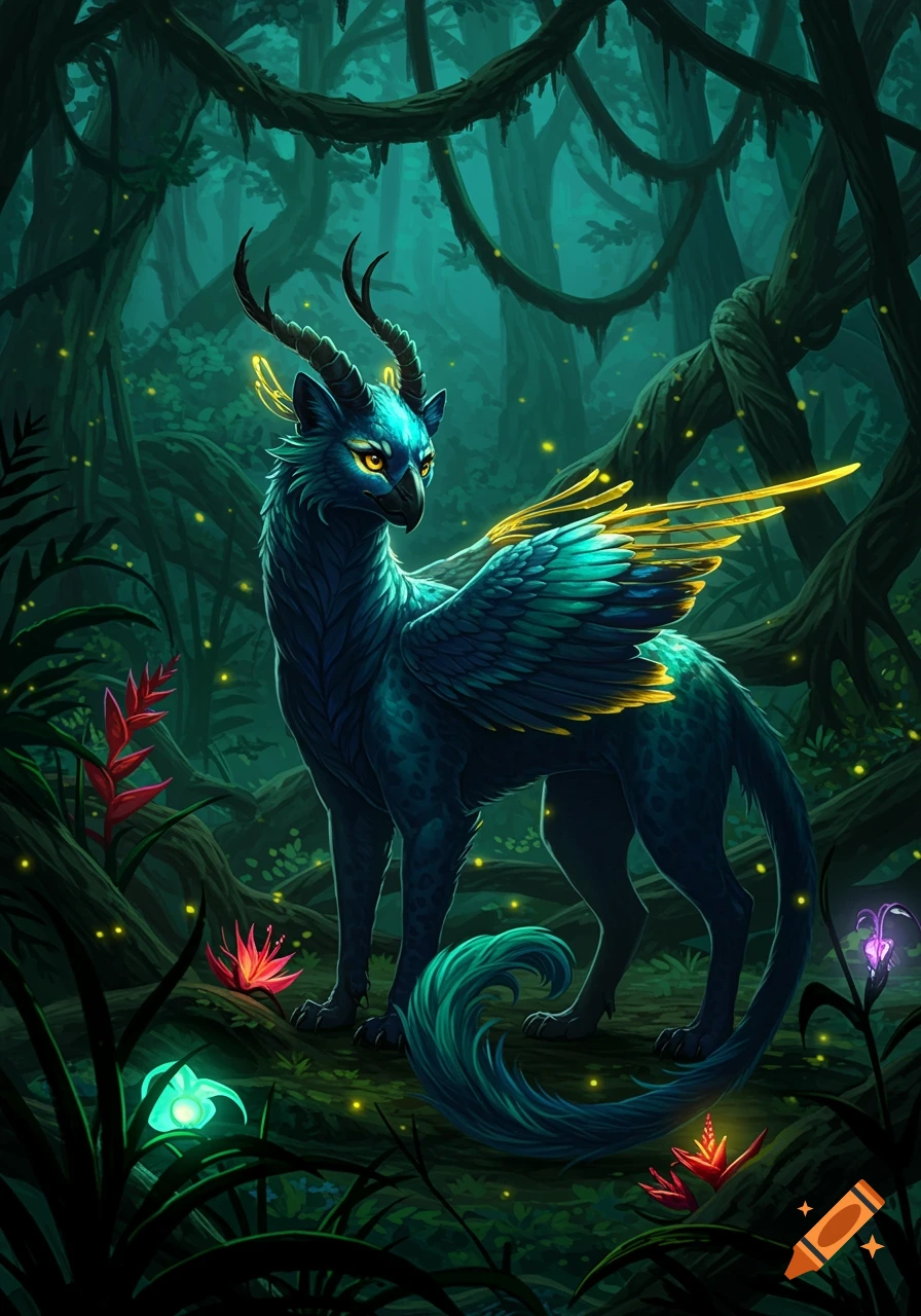 A friendly pink dragon-like creature with large orange wings, blue eyes, horns, and gold belly ...