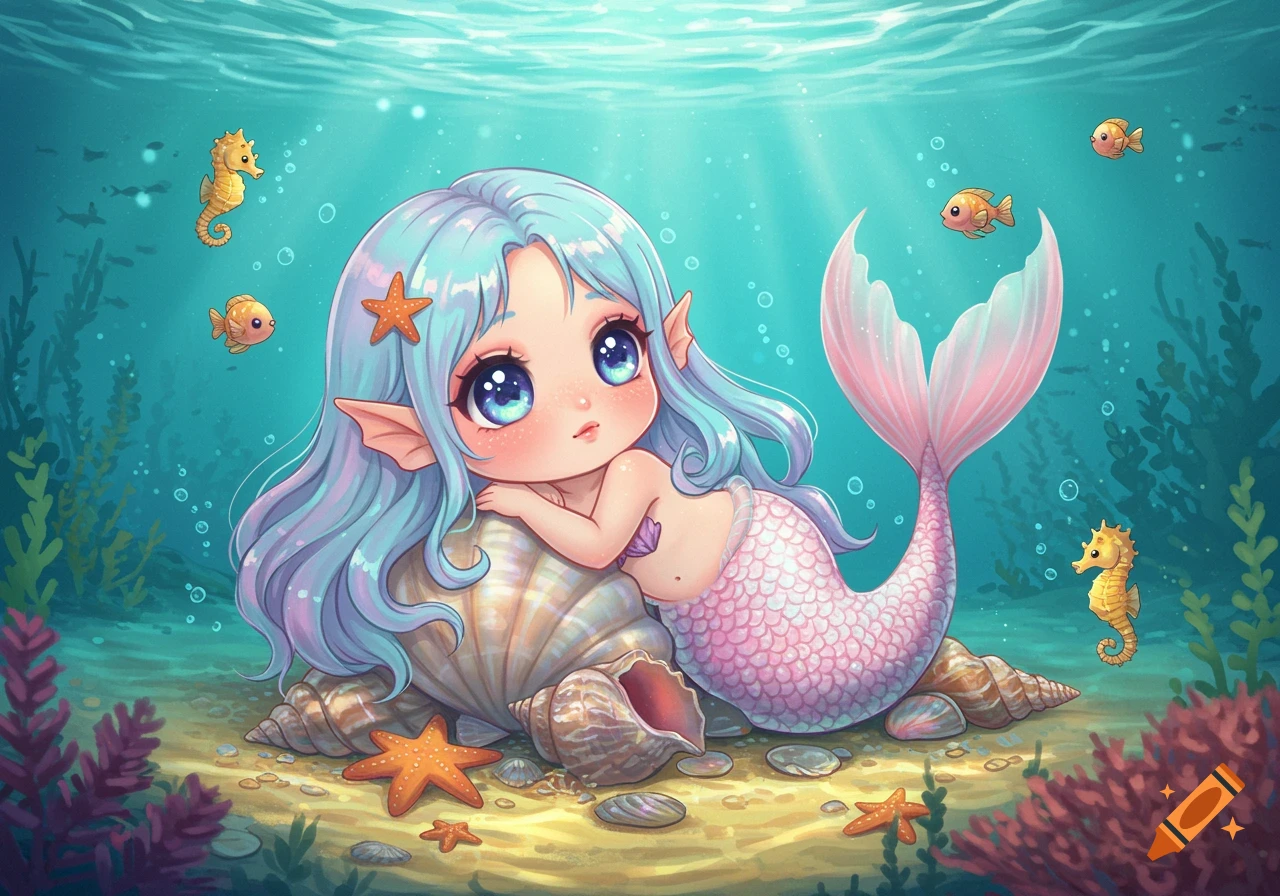 Chibi Art created on Craiyon