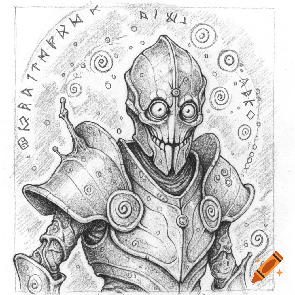 Robot+drawings+sketch created on Craiyon