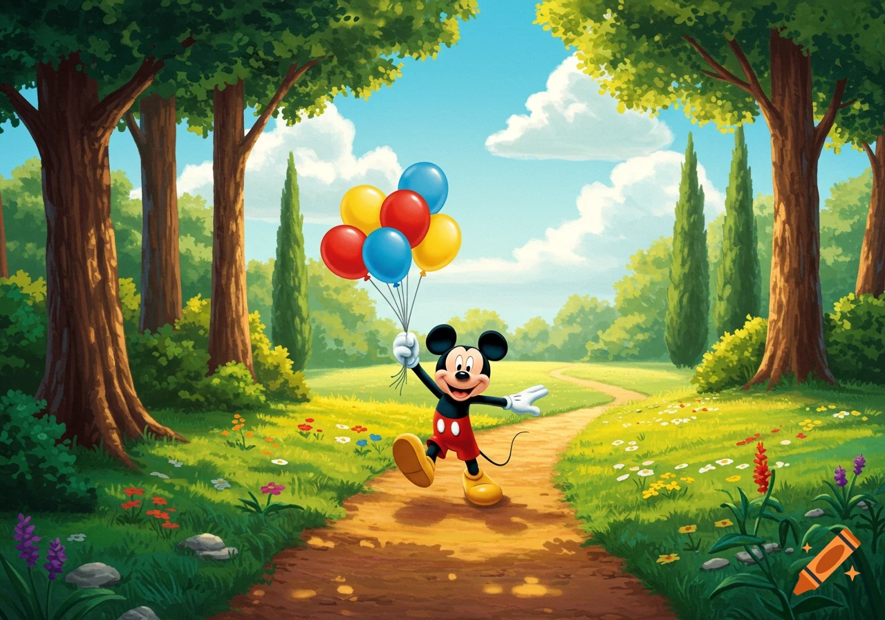 Snoopy sits on his red doghouse in a green field with wildflowers ...