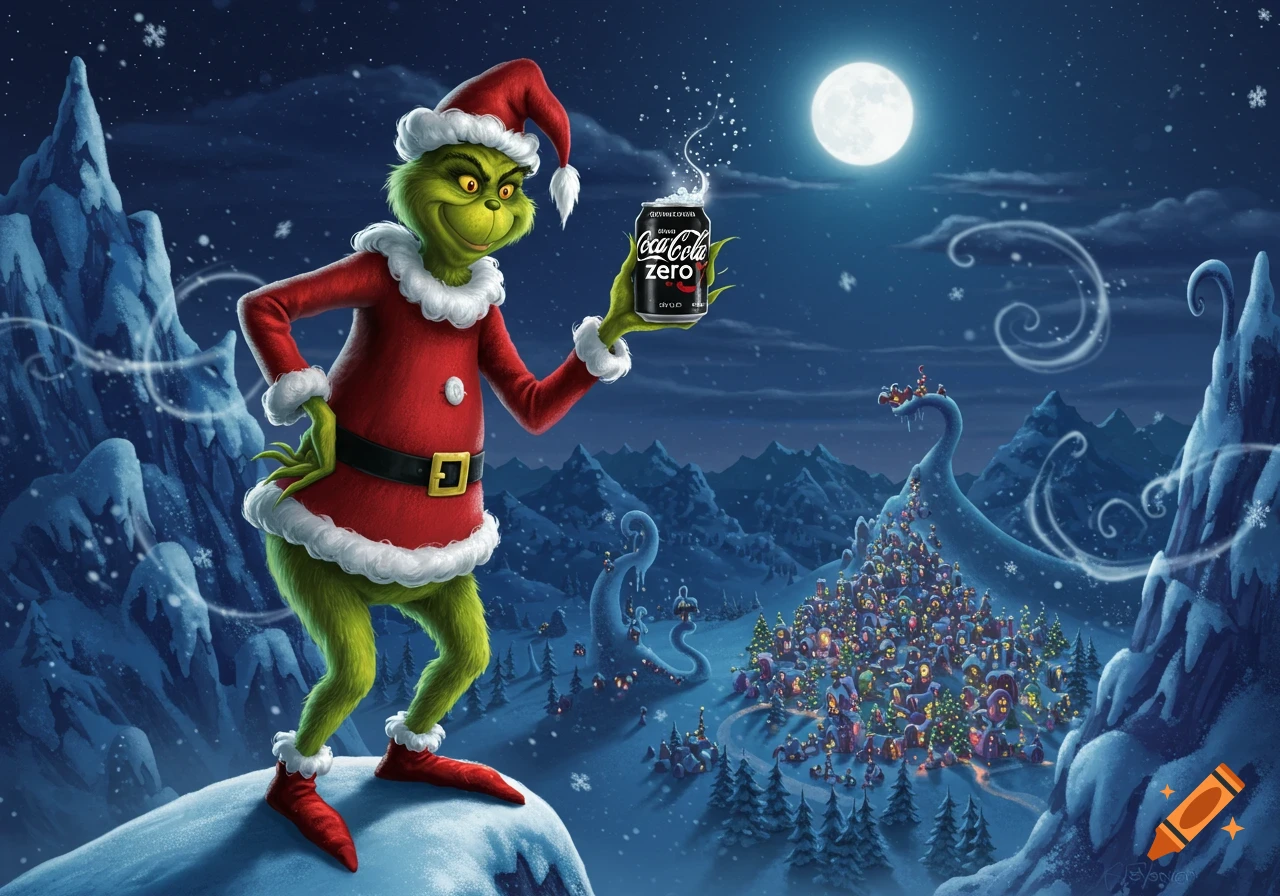 The+grinch+photo+booth+props created on Craiyon