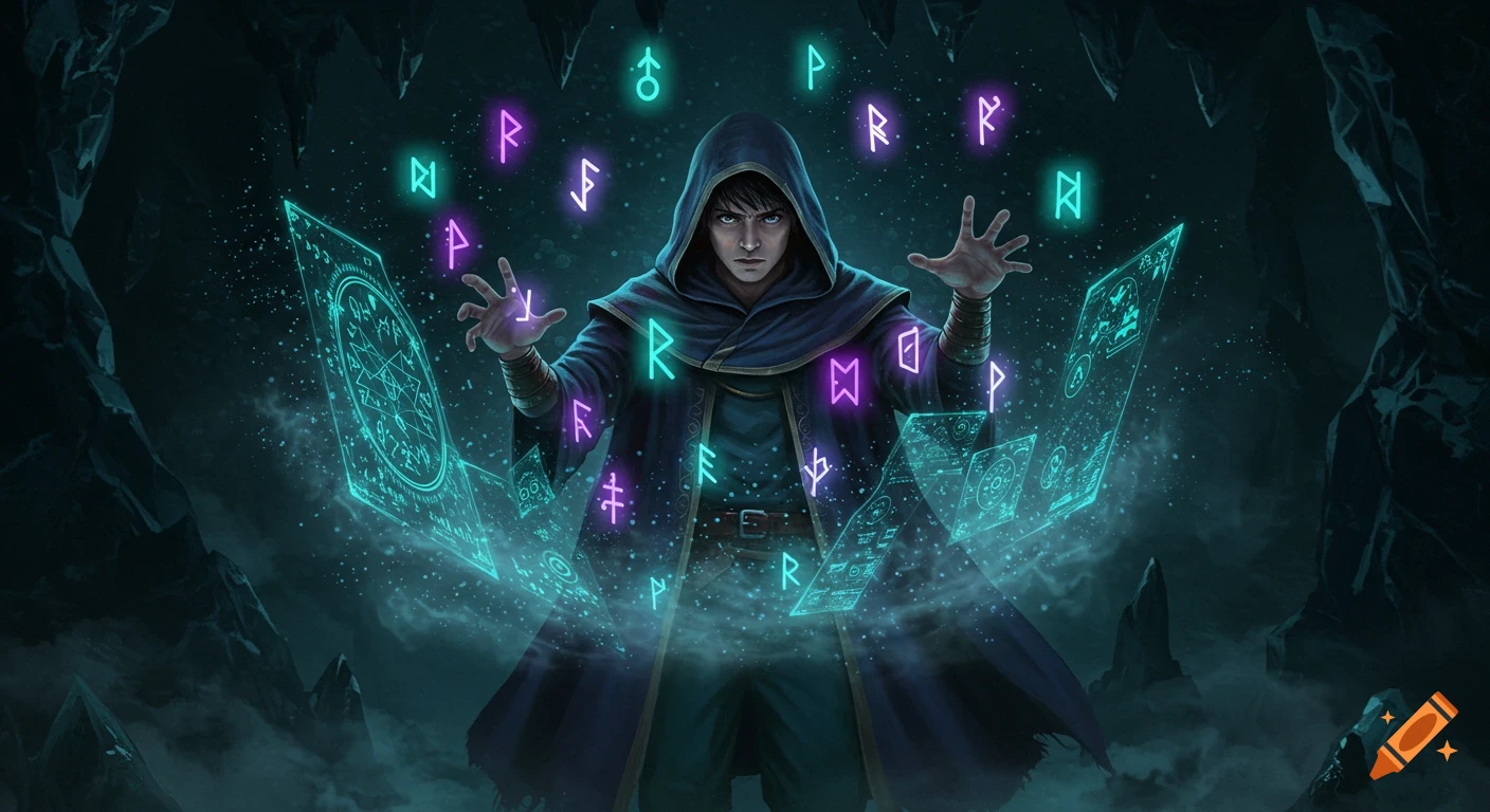 A male elf warrior in elaborate silver and teal armor holds a glowing ...