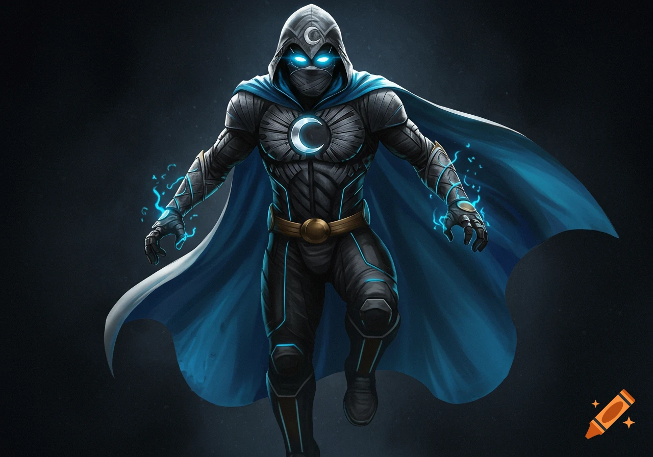 Muscular gorilla in a black and red superhero armored suit and a red ...