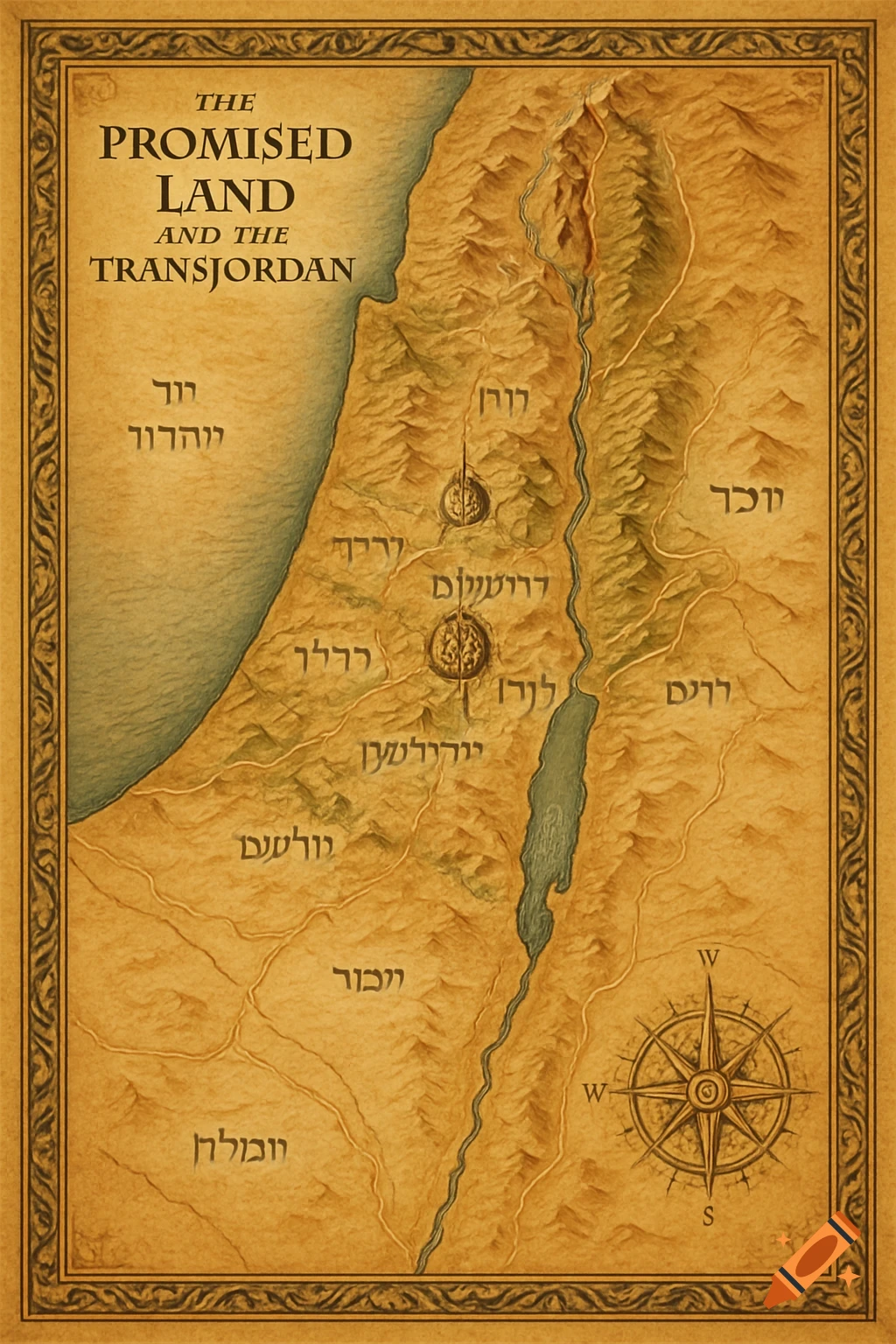 Israel created on Craiyon