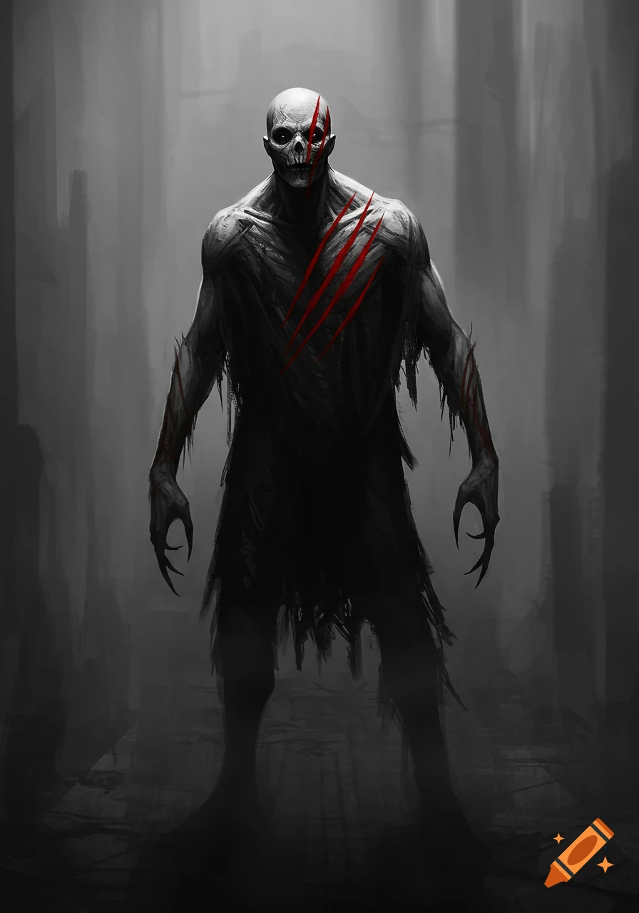 Vintage black and white photo of Ian McShane as a devil riding a donkey ...