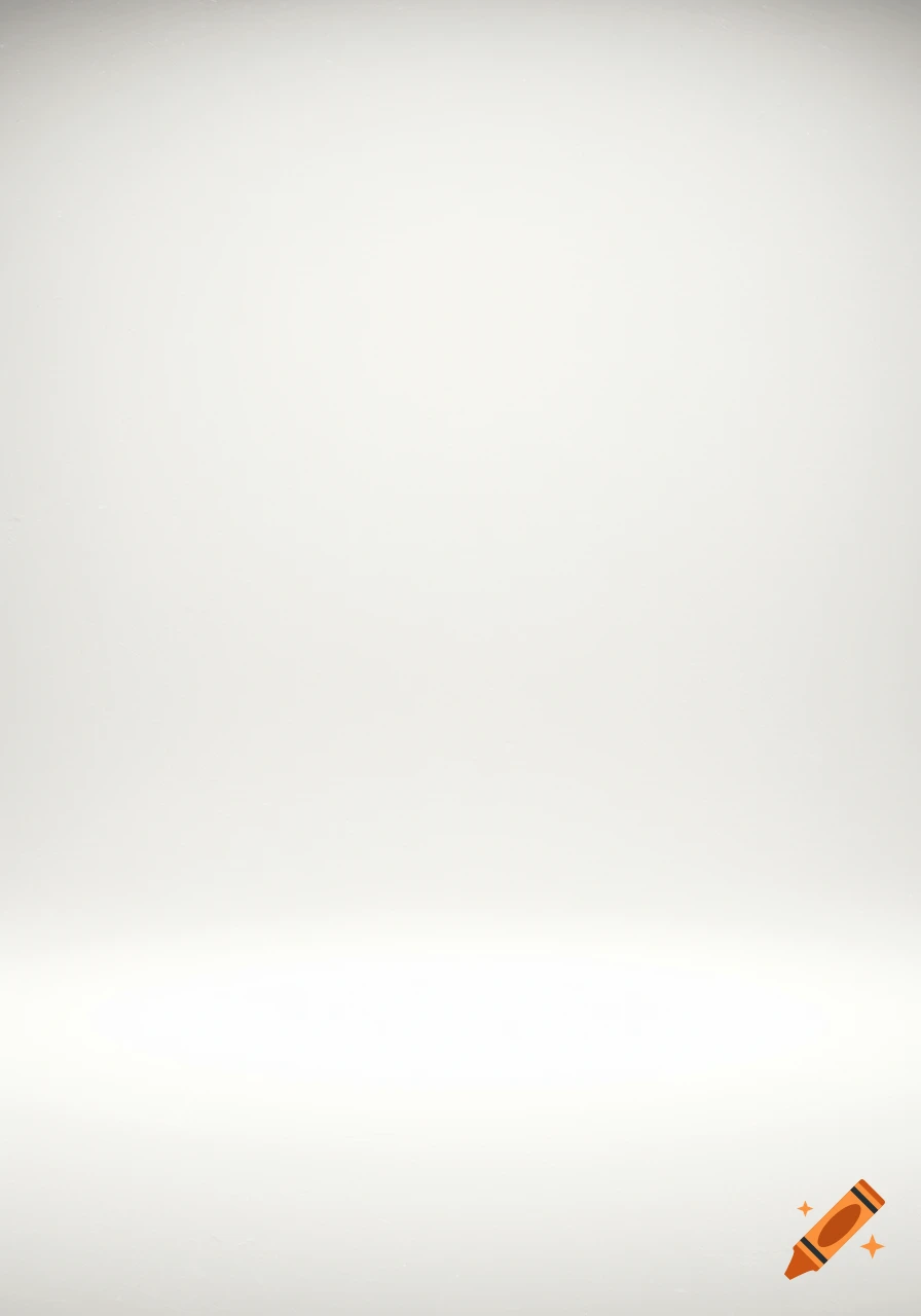 A bright, clean, plain white studio background with a subtle gradient ...