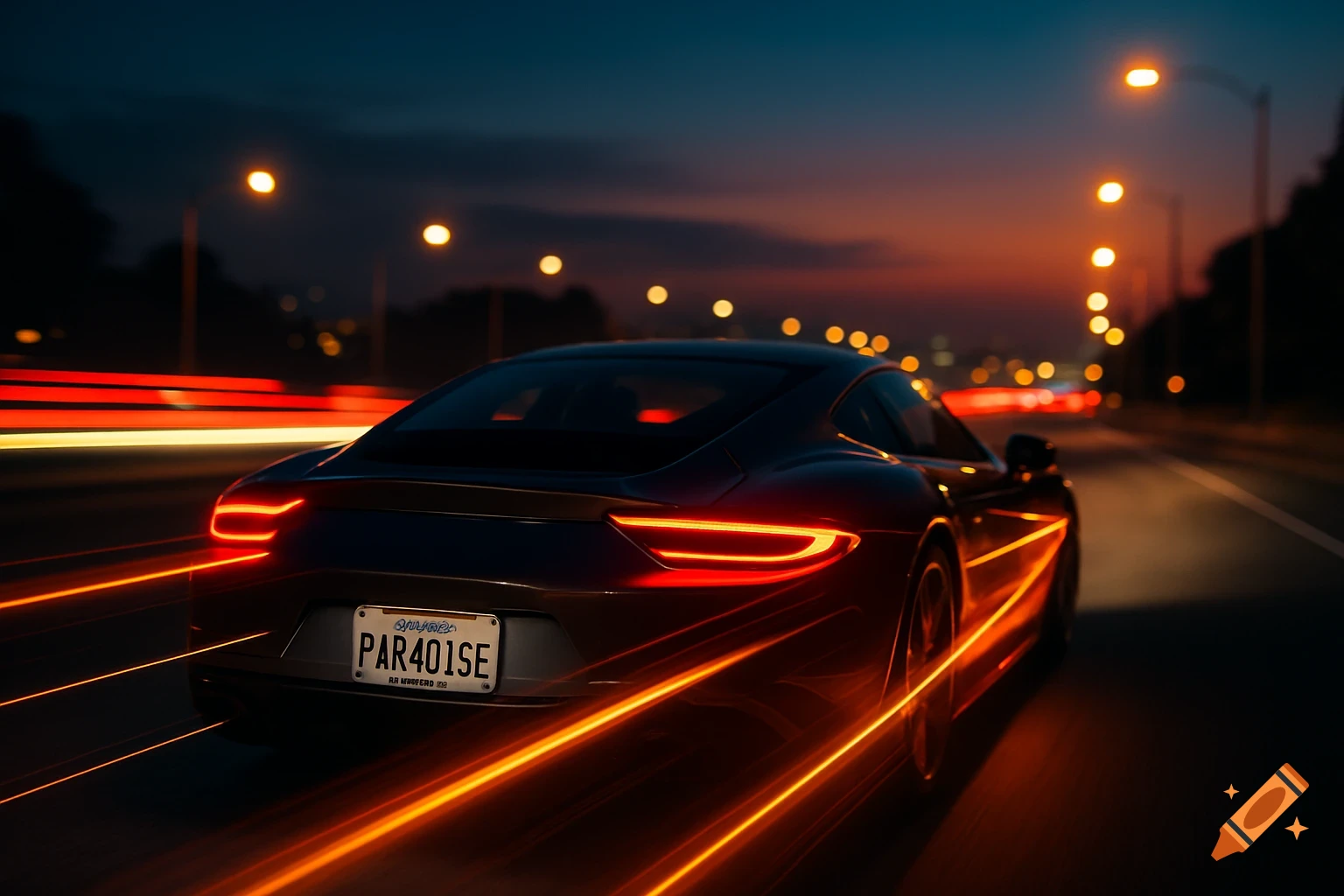 Black and white line art of a McLaren 720S sports car with open ...