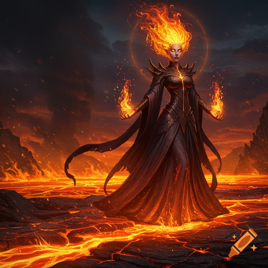 Blaze on Fire+deviantart created on Craiyon