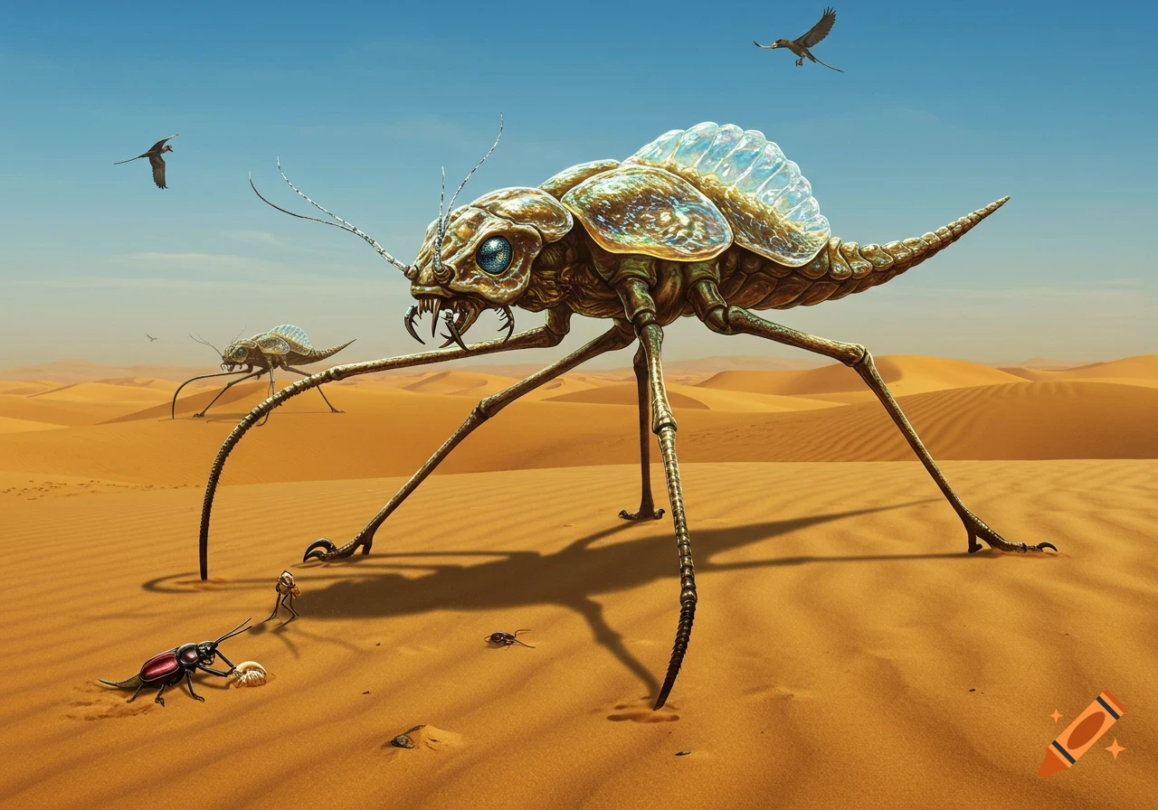 Arachnids created on Craiyon