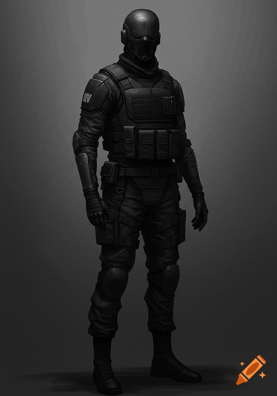 Uncomfortable suit of power armour on Craiyon