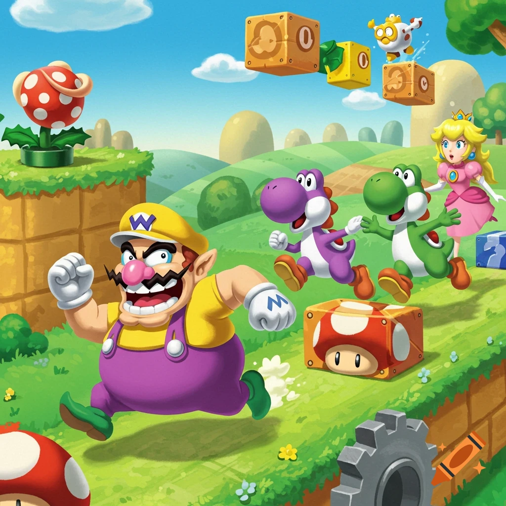 Warioware created on Craiyon