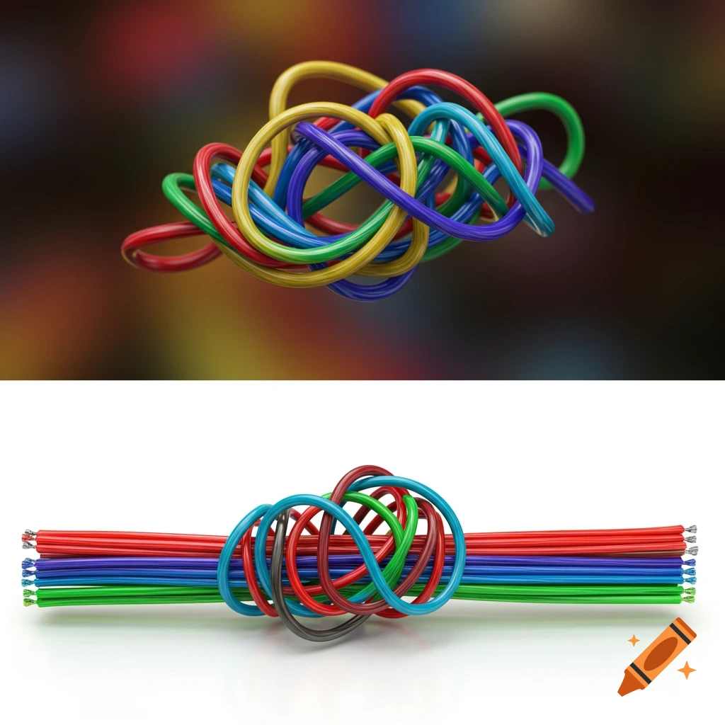 Blue and red magnet in shape of U in an old library on Craiyon