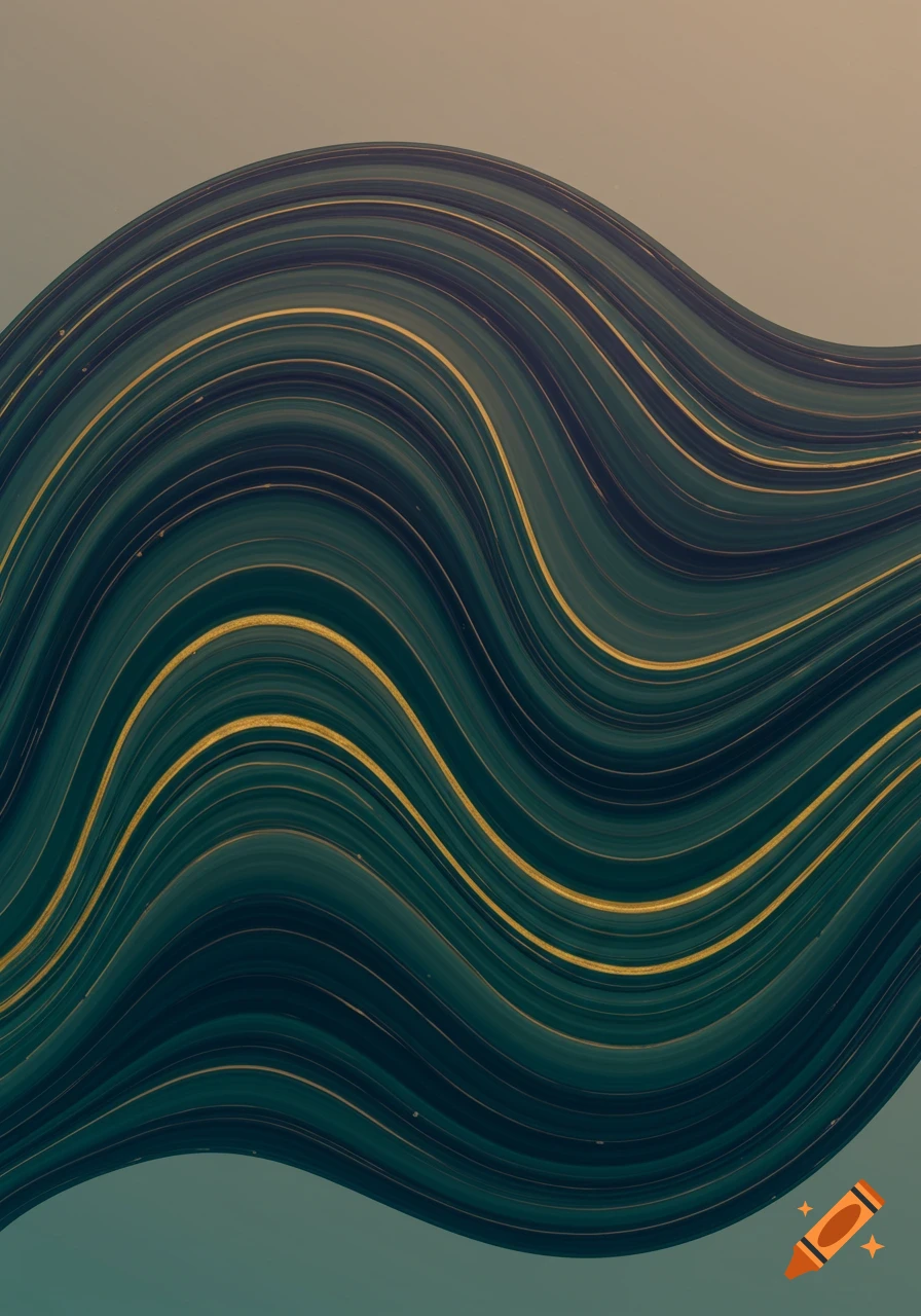 Dark, swirling ink plumes disperse into vibrant blue and subtle yellow water, creating an ...