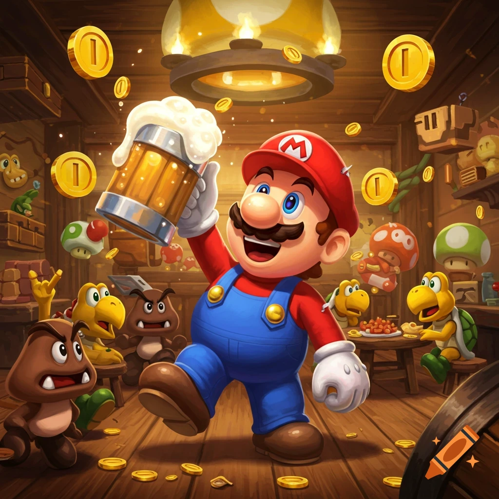 Super Mario Odyssey created on Craiyon