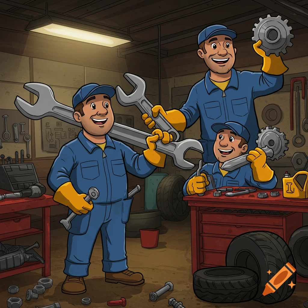 Mechanics images créées sur Craiyon