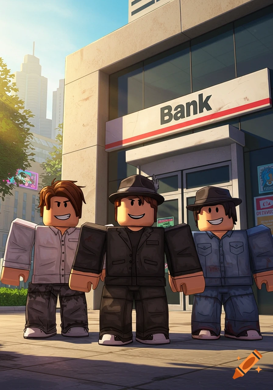 Roblox created on Craiyon