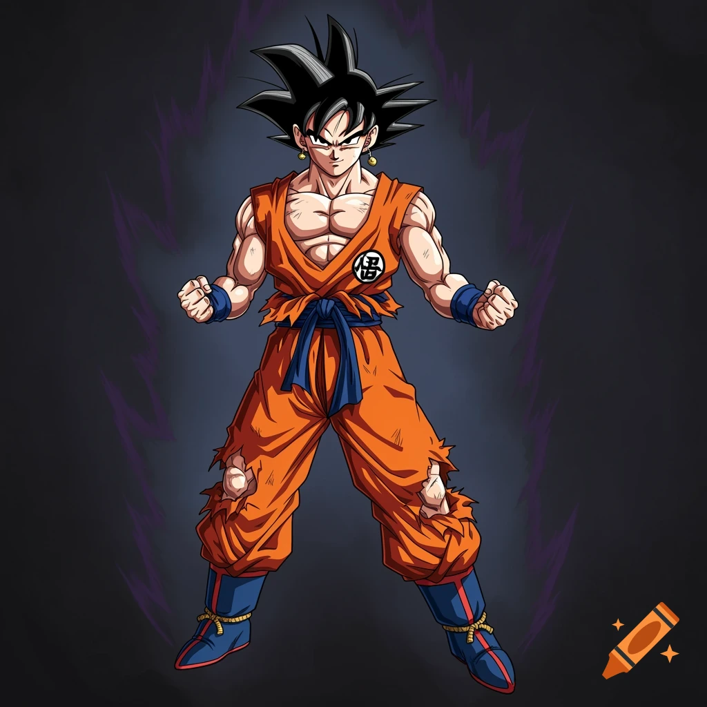 Goku+suit created on Craiyon