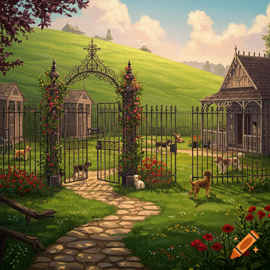 An illustrative image of a stone gravestone, or Bildstock, standing in ...